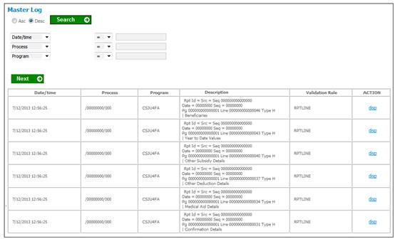 System Logs (Infrastructure System Management)