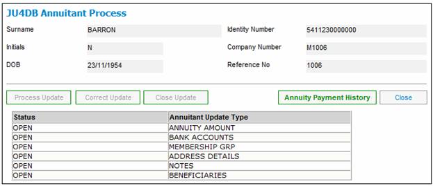 Annuity Information Summary