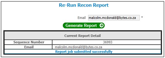 Re-Run Annuity Recon Reports (Annuity)