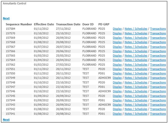 Email Annuity Payment Reports (Annuity)
