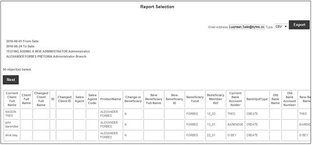 Bank Account Multiple Payments (Audit)