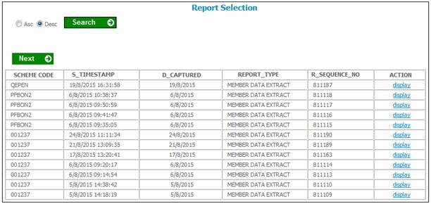 Data Extract New Exits (System Reports General)