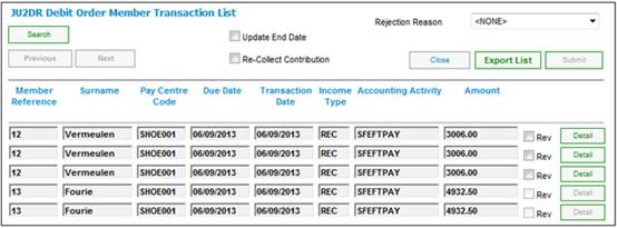 Process SR (No Bank Mandate) (My Work)