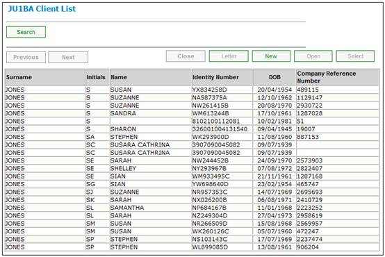 Process SR (Web Registration) (My Work)